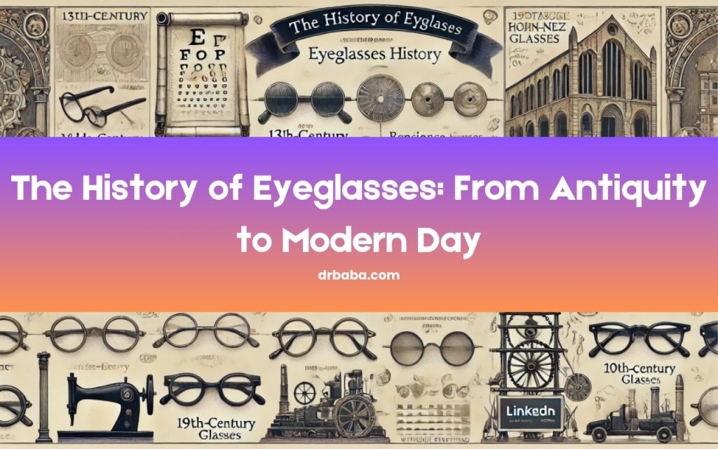 The History of Eyeglasses: From Antiquity to Modern Day